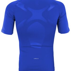 adidas Techfit Fitted Short Sleeve Top - Men's Multi-Sport L Collegiate Royal