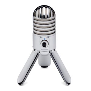 samson meteor mic usb studio condenser microphone (chrome)