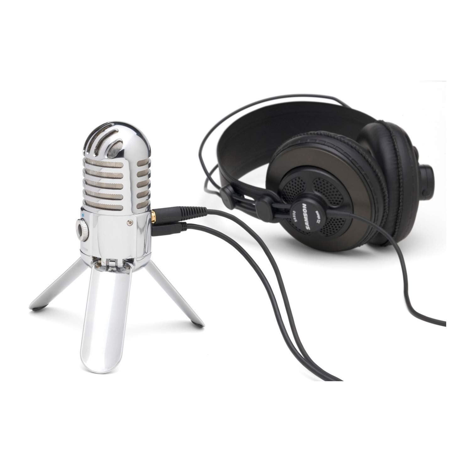 SAMSON Meteor Mic USB Studio Condenser Microphone (Chrome)