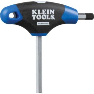 Klein Tools JTH68M T-Handle Hex Key Set, Metric Sizes Allen Wrench Set with 6-Inch Blades, Stand Included, 8-Piece