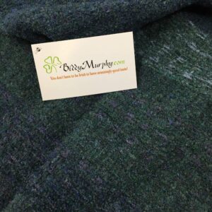 Kerry Woollen Mills Celtic Ruana Long Shawl Irish Wool Lambswool Blackberry Green