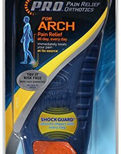 Dr. Scholl's P.R.O. Pain Relief Orthotics for Arch- Men's, Size 8-12