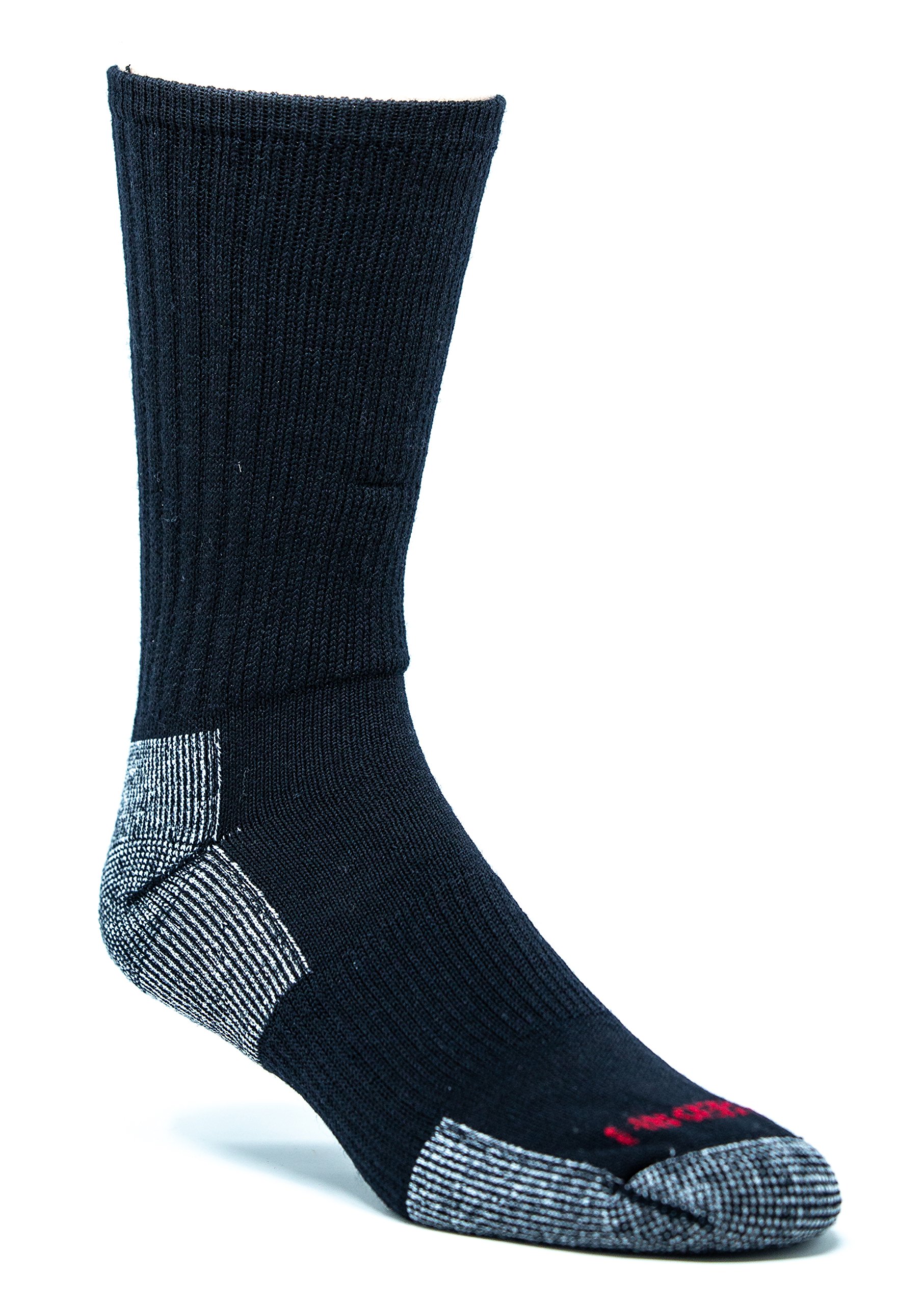 J.B. Field's 74% Merino Wool Hiker GX Socks for Men & Women, for Fall, Summer, for Hiking, Trekking & Outdoor 3-Pack, Made in Canada (Large (8-12 Shoe), Gray)