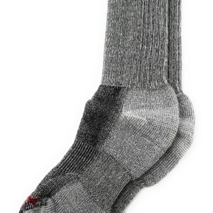 J.B. Field's 74% Merino Wool Hiker GX Socks for Men & Women, for Fall, Summer, for Hiking, Trekking & Outdoor 3-Pack, Made in Canada (Large (8-12 Shoe), Gray)