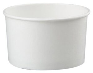 chinet 60164 64-ounce capacity white paper food container 25-pack (case of 10)