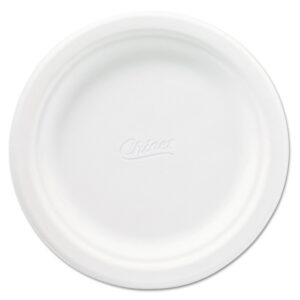 chinet 21226ct classic paper plates, 6 3/4 inches, white, round (case of 1000)