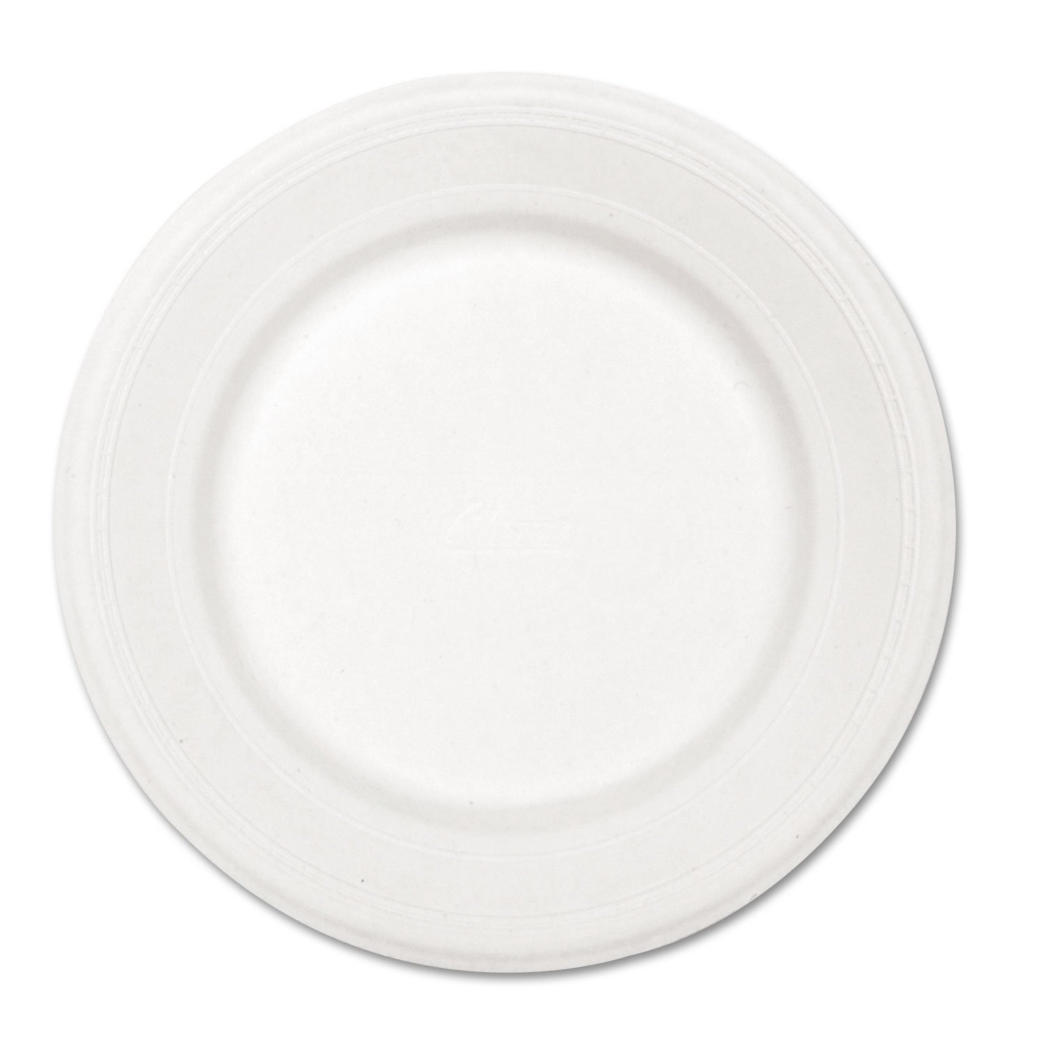 Chinet 21217 Paper Dinnerware, Plate, 10 1/2" dia, White (Case of 500)