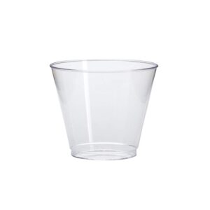 wna t5s comet plastic tumbler, 5 oz., clear, squat (20 packs of 50 cups)