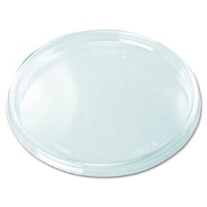 dart 20dlcr clear non-vented dome lid (case of 1000)