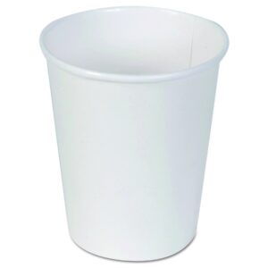 dixie 10 oz. paper hot coffee cup by gp pro (georgia-pacific), white, 2340w, 1,000 count (50 cups per sleeve, 20 sleeves per case)