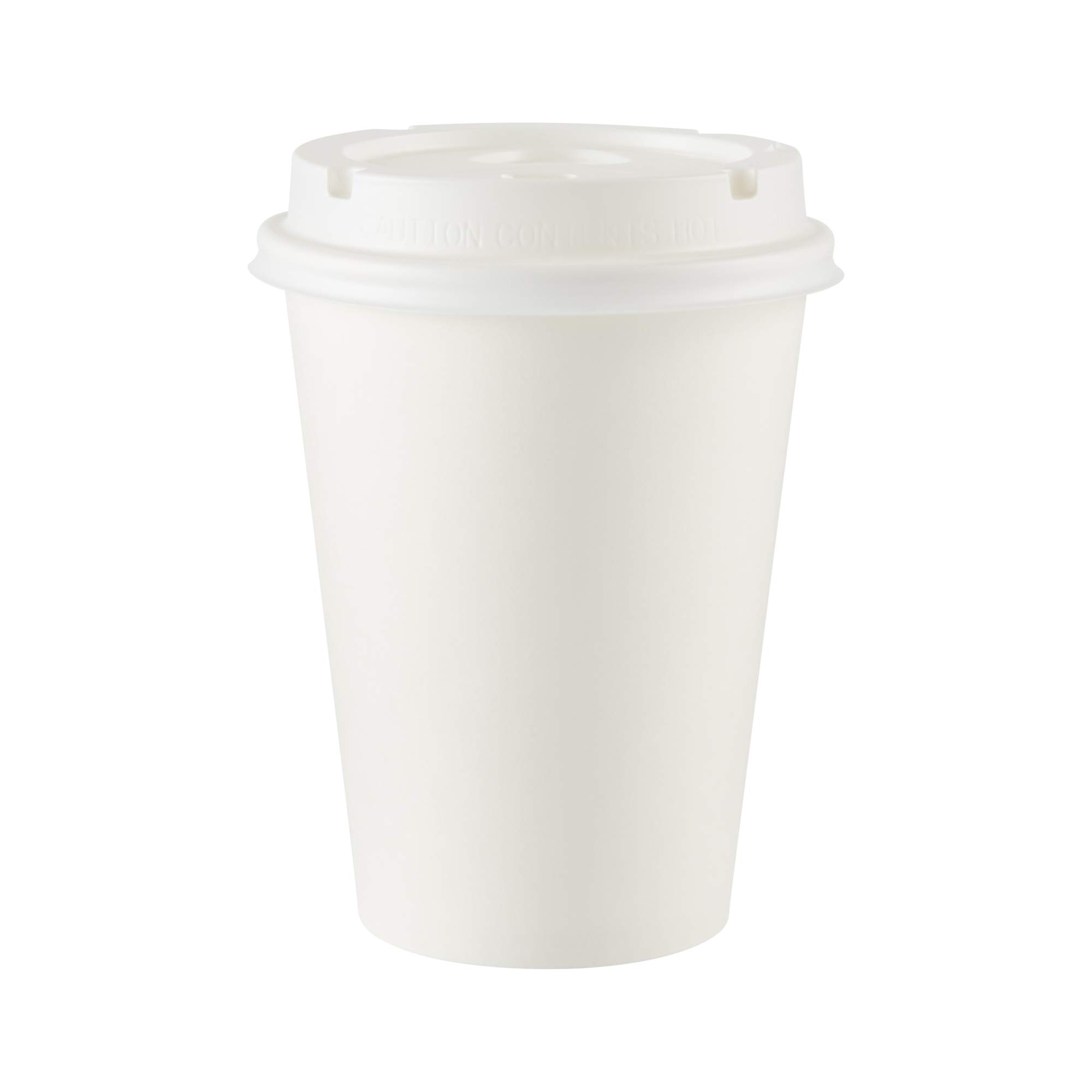 Dixie 12 oz. Paper Hot Coffee Cup by GP PRO (Georgia-Pacific), White, 2342W, 1,000 Count (50 Cups Per Sleeve, 20 Sleeves Per Case), Simply White