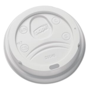 dixie 10 oz. dome hot coffee cup lids by gp pro georgia pacific white, dl9540, 1,000 count (100 lids per sleeve, 10 sleeves per case), medium