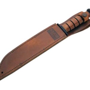 Ka-Bar Leather Handled Big Brother Knife