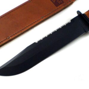 Ka-Bar Leather Handled Big Brother Knife