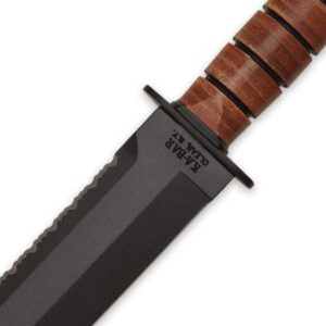 Ka-Bar Leather Handled Big Brother Knife