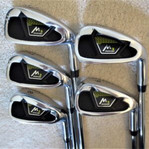 Mens Golf Set Complete Titanium Clubs & Bag Driver, Fairway Wood, Hybrid, Irons, Putter Right Handed