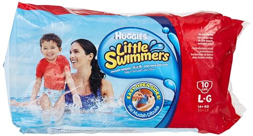 Huggies Little Swimmers Disposable Swim Diapers, Swimpants, Size 5-6 Large (over 32 lb.), XX Ct. (Packaging May Vary)