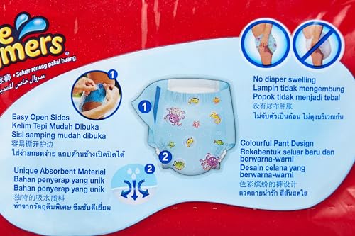 Huggies Little Swimmers Disposable Swim Diapers, Swimpants, Size 5-6 Large (over 32 lb.), XX Ct. (Packaging May Vary)