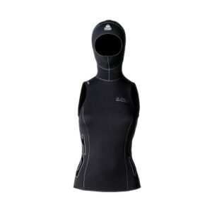 waterproof womens u1 2mm hooded undervest, x-large