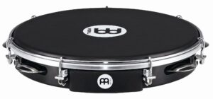 meinl percussion pa10abs-bk-nh 10-inch abs plastic pandeiro with napa head, black