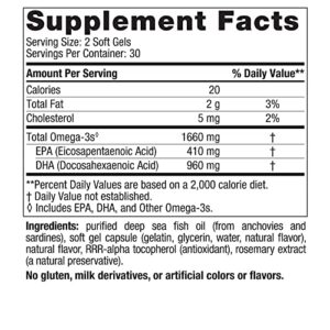 Nordic Naturals DHA Xtra, Strawberry - 60 Soft Gels - 1660 mg Omega-3 - High-Intensity DHA Formula for Brain & Nervous System Support - Non-GMO - 30 Servings