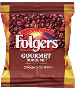 folgers gourmet supreme ground coffee, 1.75 ounce (pack of 42)