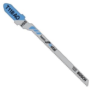 bosch t-118ao metal jigsaw blade set of 5