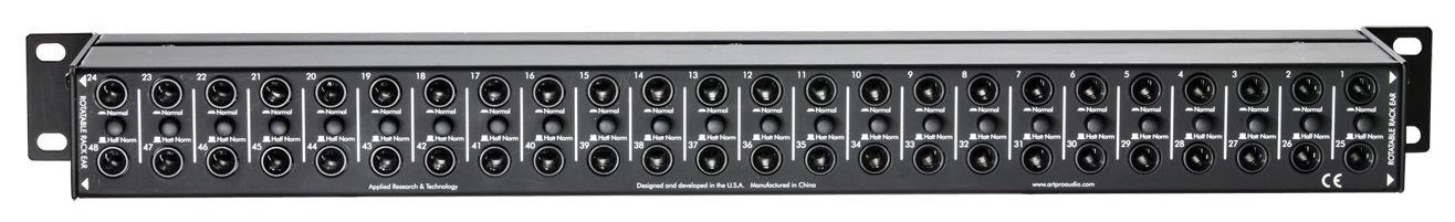 ART Pro Audio P48-48 Point Balanced Patch Bay