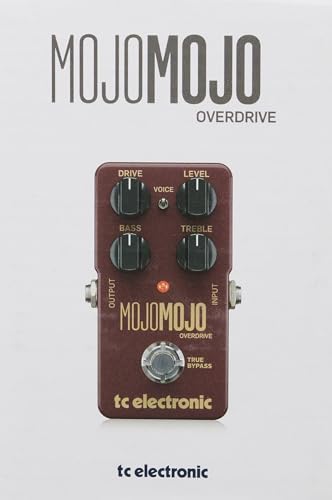 TC Electronic MOJOMOJO OVERDRIVE Exceptional Overdrive Pedal with Extra Headroom, Precise Controls and a Voicing Switch