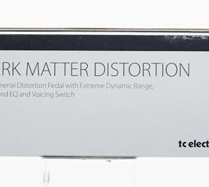 TC Electronic DARK MATTER DISTORTION Phenomenal Distortion Pedal with Extreme Dynamic Range, Two-Band EQ and Voicing Switch