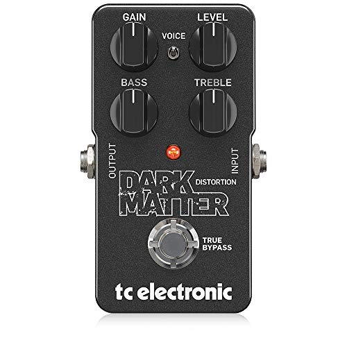 TC Electronic DARK MATTER DISTORTION Phenomenal Distortion Pedal with Extreme Dynamic Range, Two-Band EQ and Voicing Switch