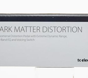 TC Electronic DARK MATTER DISTORTION Phenomenal Distortion Pedal with Extreme Dynamic Range, Two-Band EQ and Voicing Switch