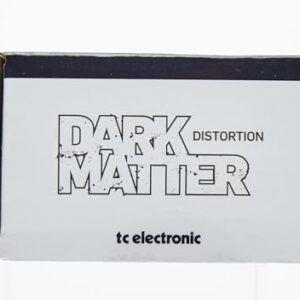 TC Electronic DARK MATTER DISTORTION Phenomenal Distortion Pedal with Extreme Dynamic Range, Two-Band EQ and Voicing Switch