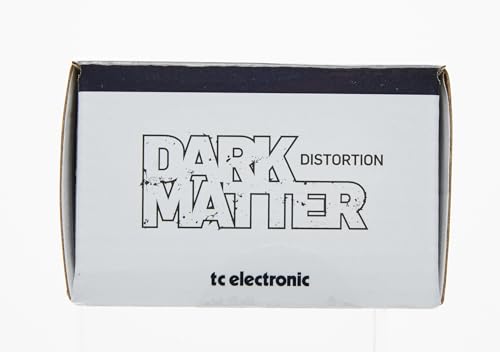 TC Electronic DARK MATTER DISTORTION Phenomenal Distortion Pedal with Extreme Dynamic Range, Two-Band EQ and Voicing Switch