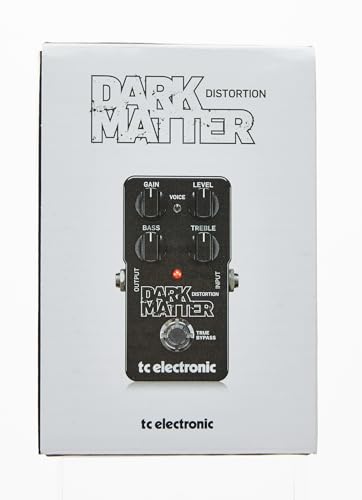 TC Electronic DARK MATTER DISTORTION Phenomenal Distortion Pedal with Extreme Dynamic Range, Two-Band EQ and Voicing Switch