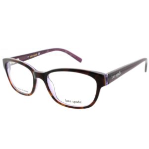 kate spade blakely eyeglasses - 0jlg tortoise purple/demo - 50mm