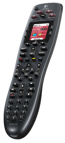 Logitech Harmony 700 Rechargeable Remote with Color Screen (Black)