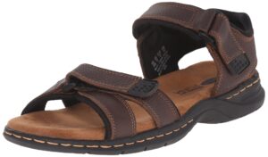 dr. scholl's shoes men's gus sandal,brown,10 m us