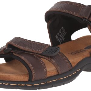 Dr. Scholl's Shoes Men's Gus Sandal,Brown,10 M US