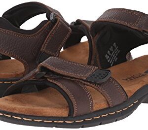 Dr. Scholl's Shoes Men's Gus Sandal,Brown,10 M US