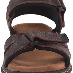 Dr. Scholl's Shoes Men's Gus Sandal,Brown,10 M US