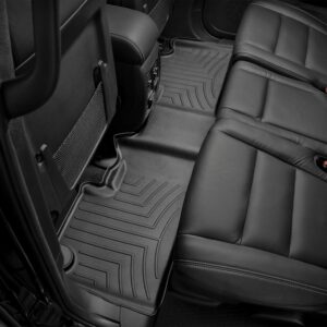 WeatherTech Custom Fit FloorLiners for Durango, Grand Cherokee - 2nd Row (443242), Black