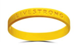 official live strong lance armstrong yellow cancer livestrong rubber wristband bracelet