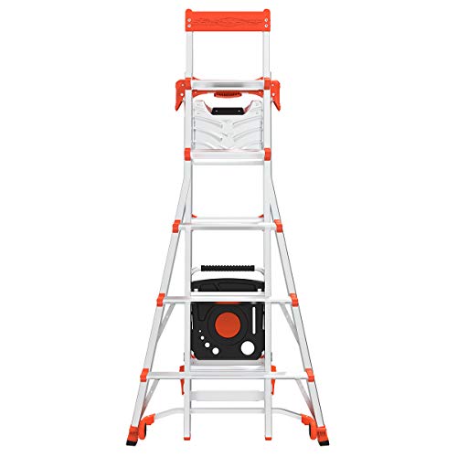 Little Giant Ladders, Select Step, 6-10 Foot, Stepladder, Aluminum, Type 1A, 300 Lbs weight rating (15109-001)