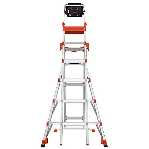 Little Giant Ladders, Select Step, 6-10 Foot, Stepladder, Aluminum, Type 1A, 300 Lbs weight rating (15109-001)