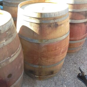 CUGHYS Used Wine Barrel Solid Oak from Napa Valley by Wine Barrel Creations9