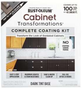 rust-oleum 258240 dark tint base small cabinet kit