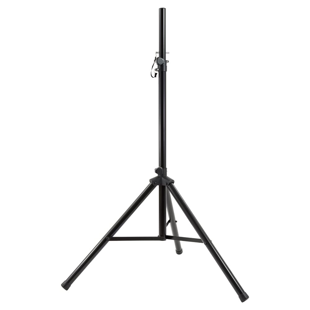 Gemini Sound ST-04 Heavy Duty Professional Audio Universal DJ Foldable Collapsible Telescoping Tripod PA Speaker Stands, Adjustable height up to 80" Inches Tall