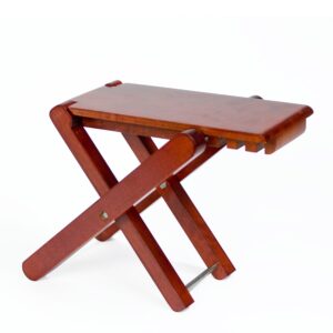 cordoba folding wood folding footstool (rosewood) guitar stool