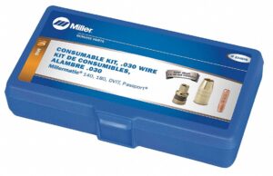 miller 234608 m-10/15 m-100/150 mig gun consumable kit, .030 wire